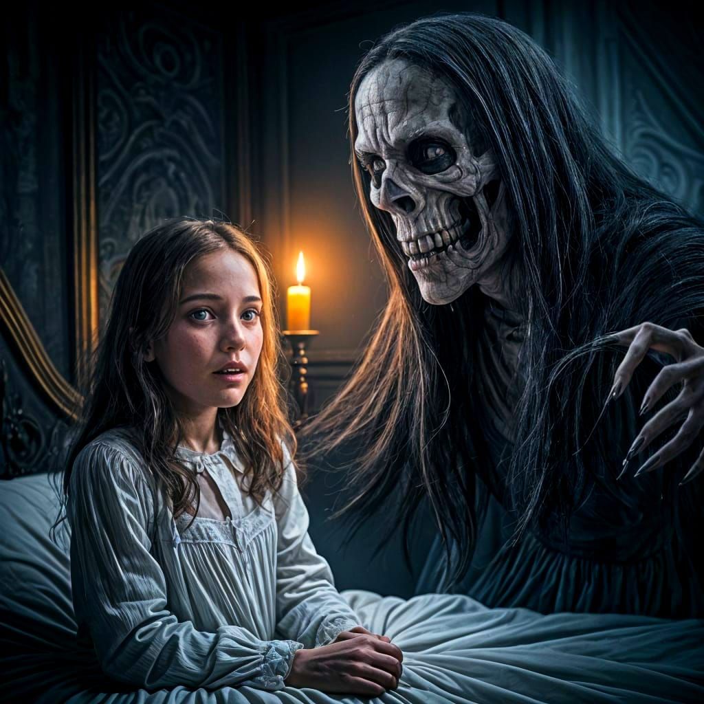 That Feeling of Being Watched - Spectral Wraith Emerges from...