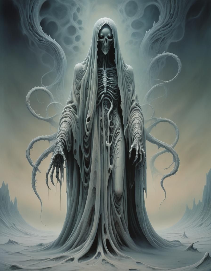 Cosmic Horror Reaches Out from Frozen Void in Elon... - AI Art