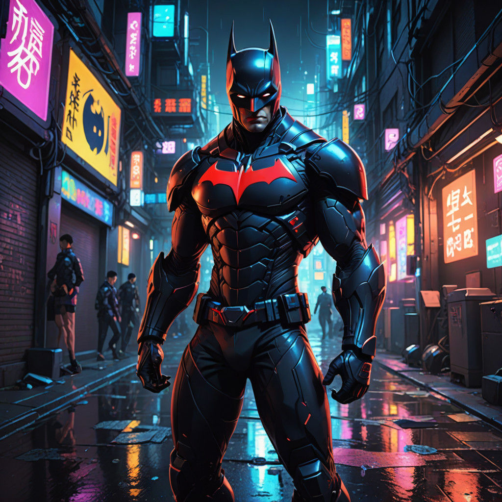 Batman beyond fighting king David - Batman Beyond Engages K...