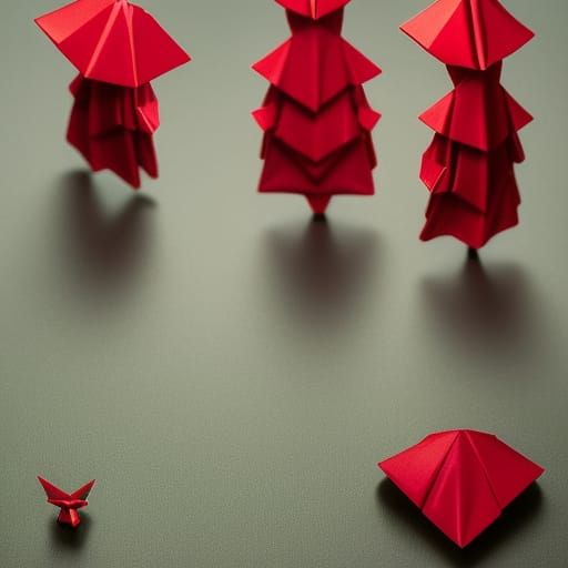 Origami - AI Generated Artwork - NightCafe Creator
