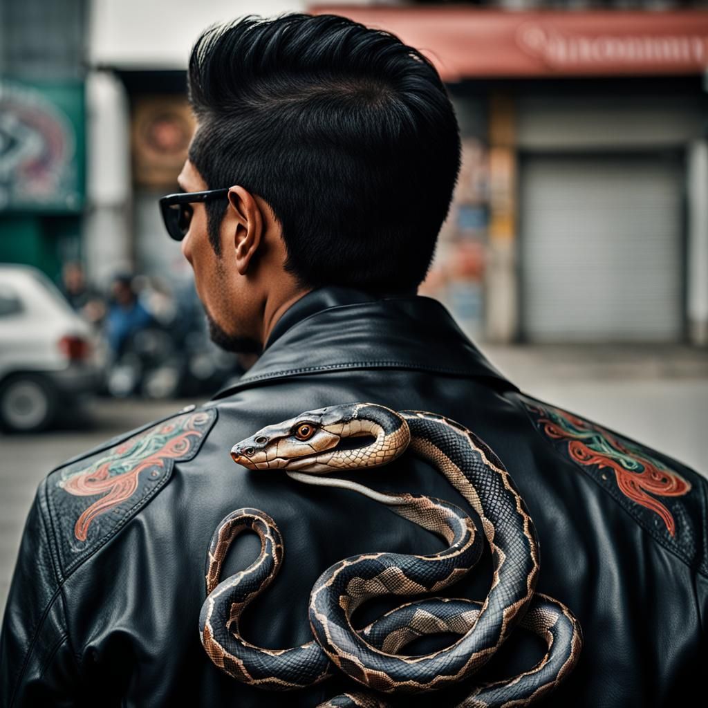 Snake Biker Gang #2 - AI Generated Artwork - NightCafe Creator