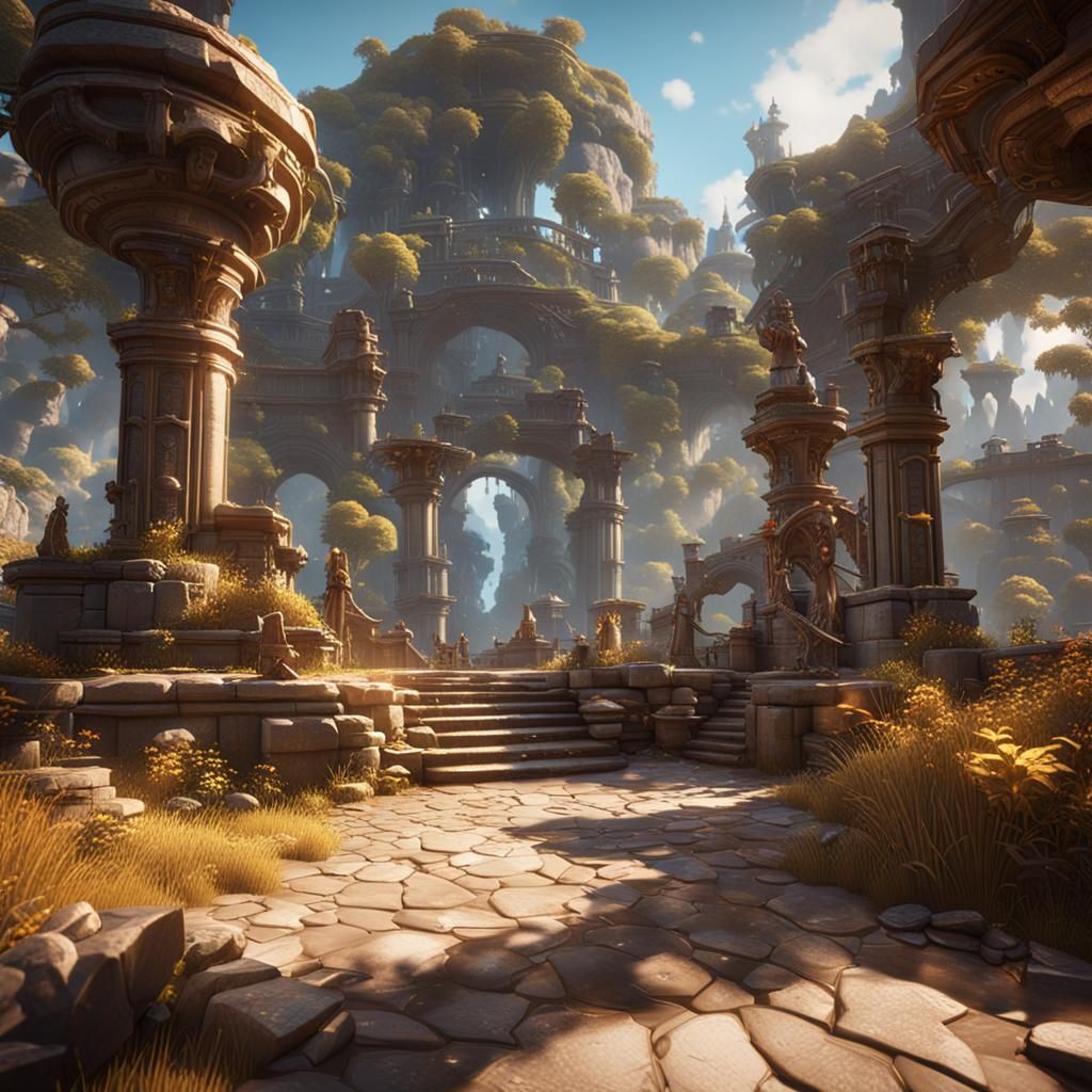 Metaverse realm - AI Generated Artwork - NightCafe Creator