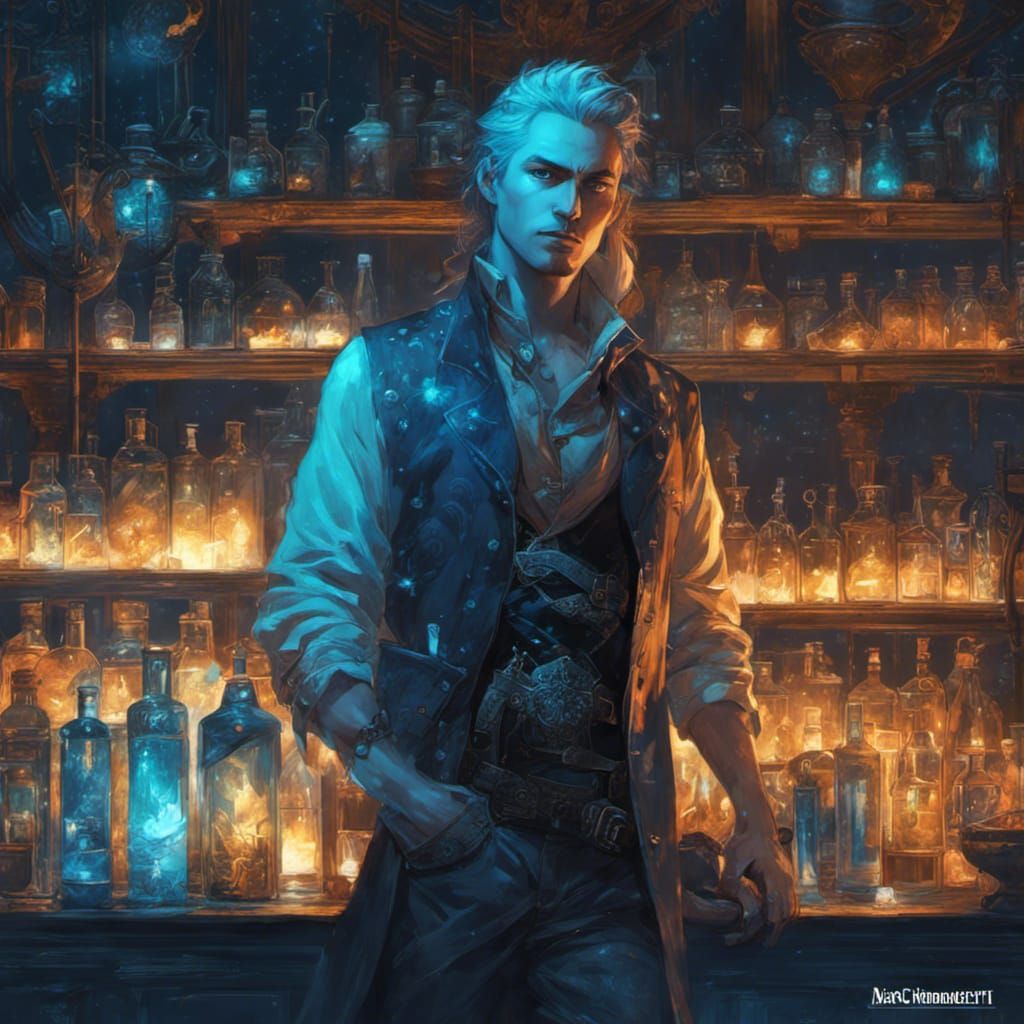 The Mixologist - AI Generated Artwork - NightCafe Creator