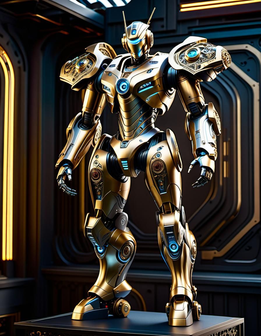 Metal Bot - AI Generated Artwork - NightCafe Creator