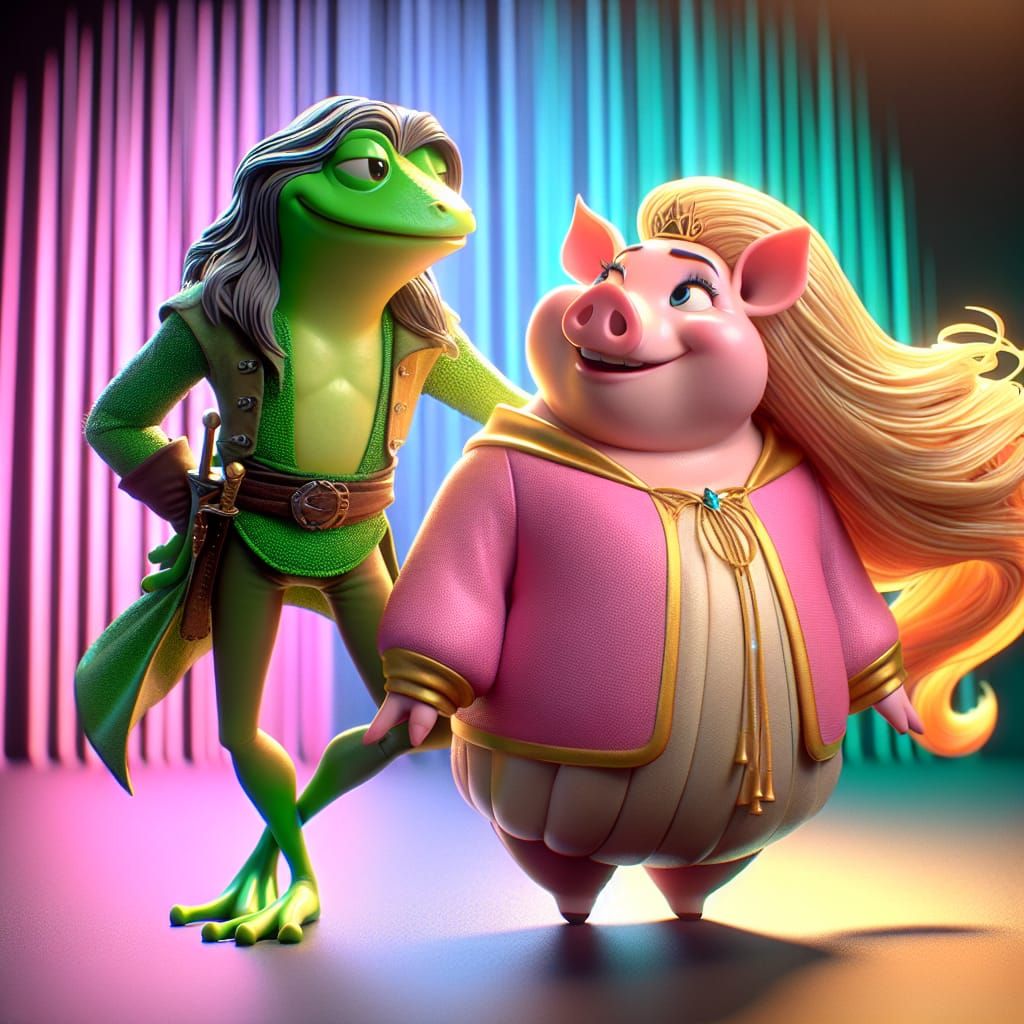 Flynn and Rapunzel in Tangled - AI Generated Artwork - NightCafe Creator