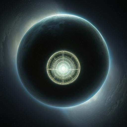 Dark Geometry - AI Generated Artwork - NightCafe Creator