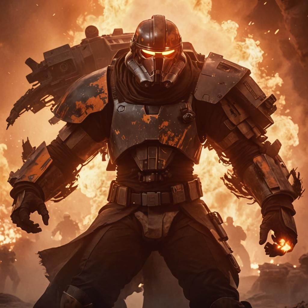 star wars, heavy stormtrooper - AI Generated Artwork - NightCafe Creator