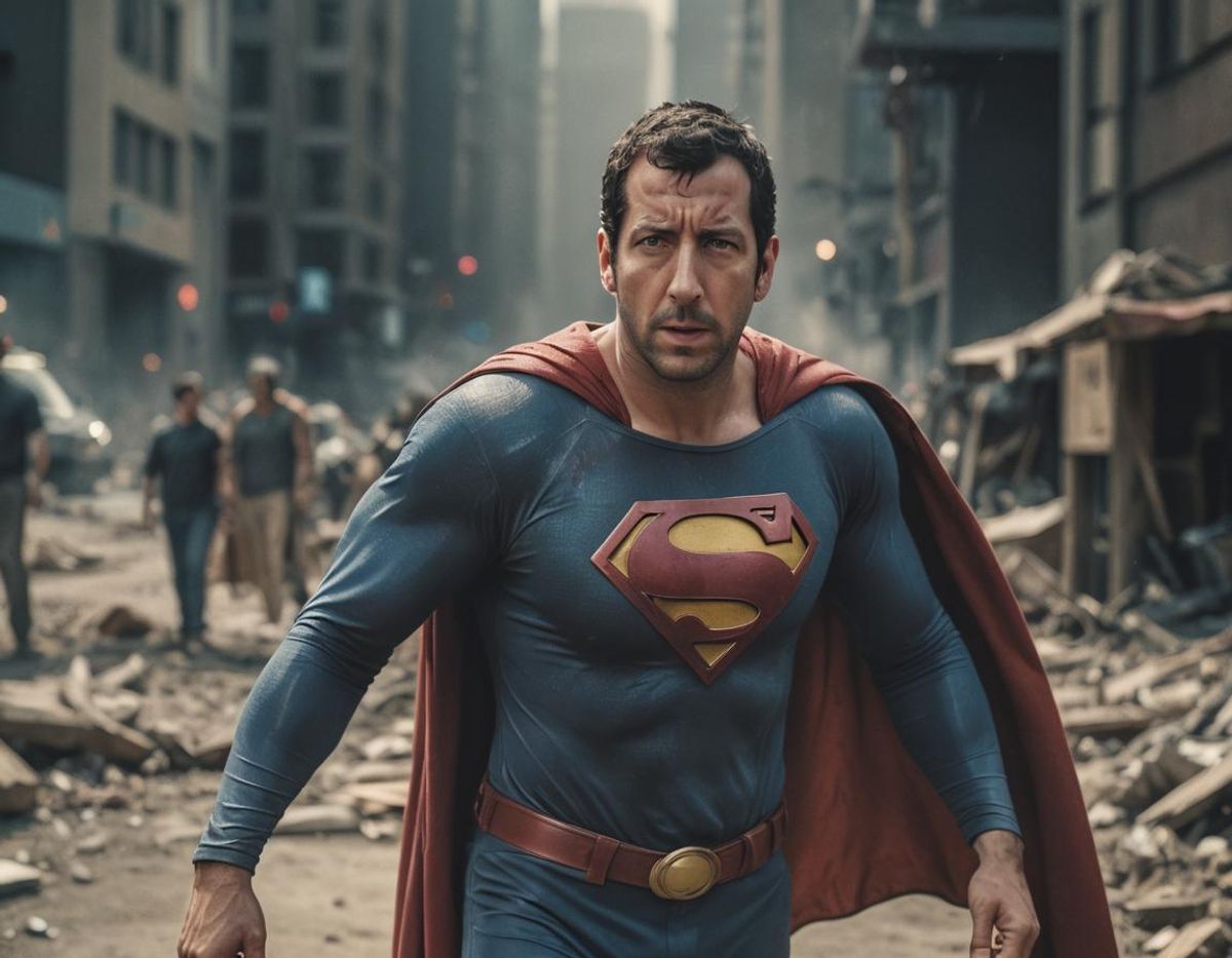 After many months of gruelling training, a buff looking Adam Sandler ...