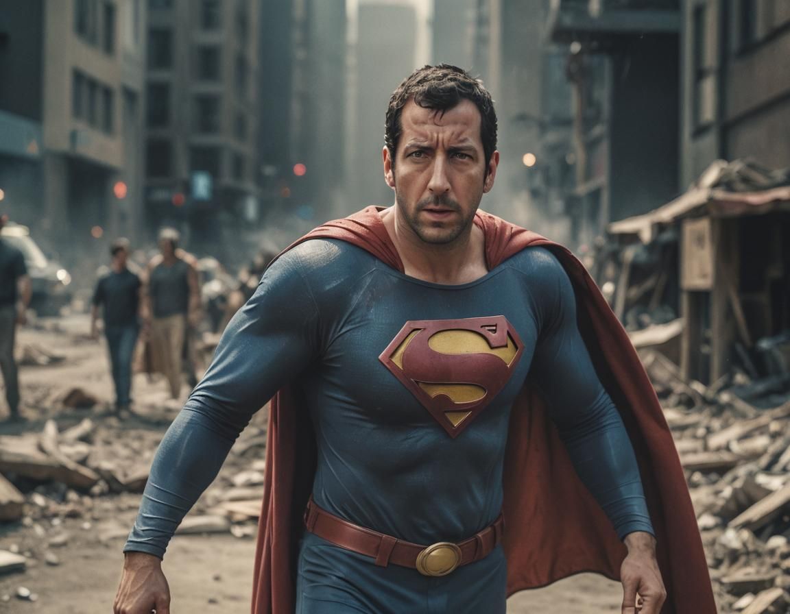 After many months of gruelling training, a buff looking Adam Sandler ...