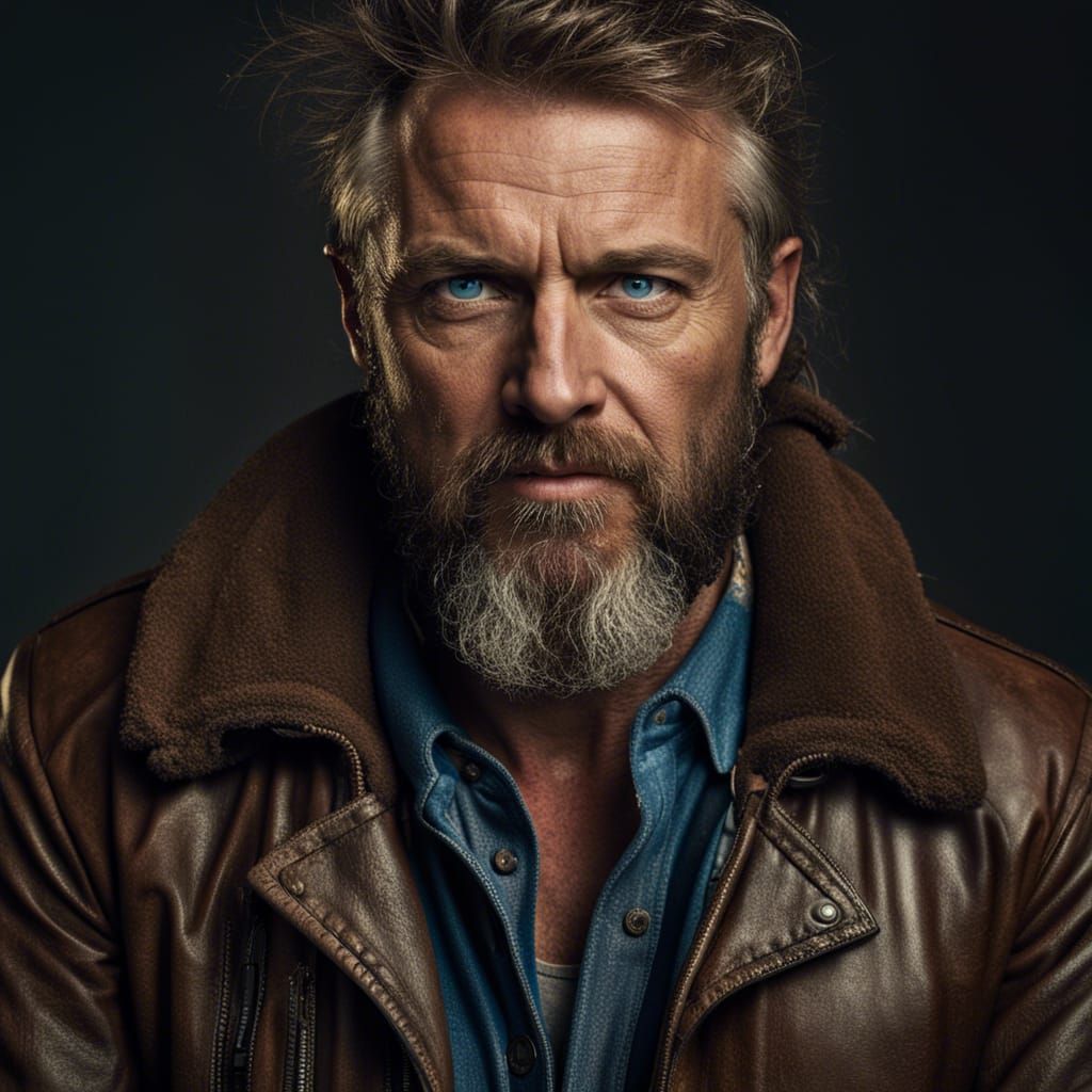 A Rugged Man - AI Generated Artwork - NightCafe Creator