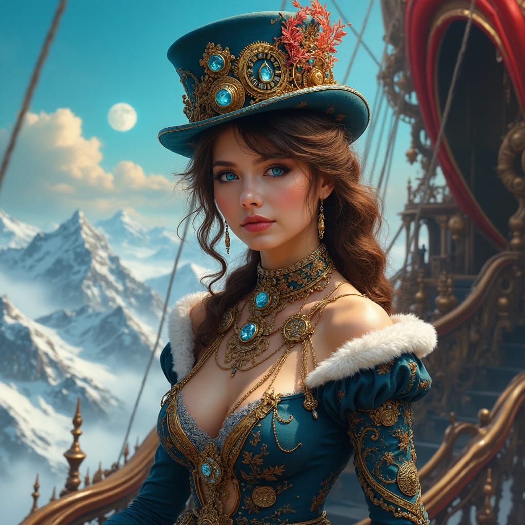 Steampunk Lady Captain - Steampunk Lady Captain