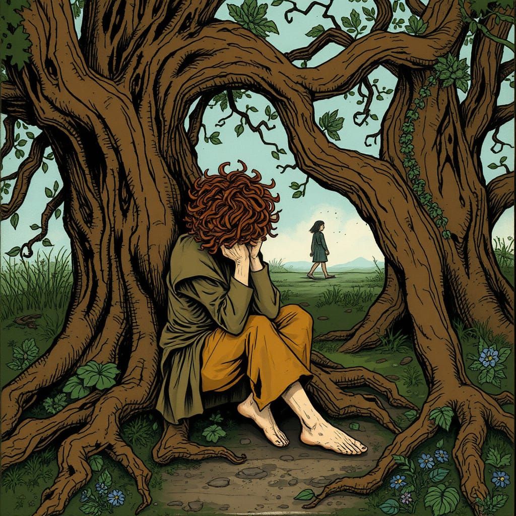 "Wild World" by Arthur Rackham and Paul Klee / (Now that I've lost ...