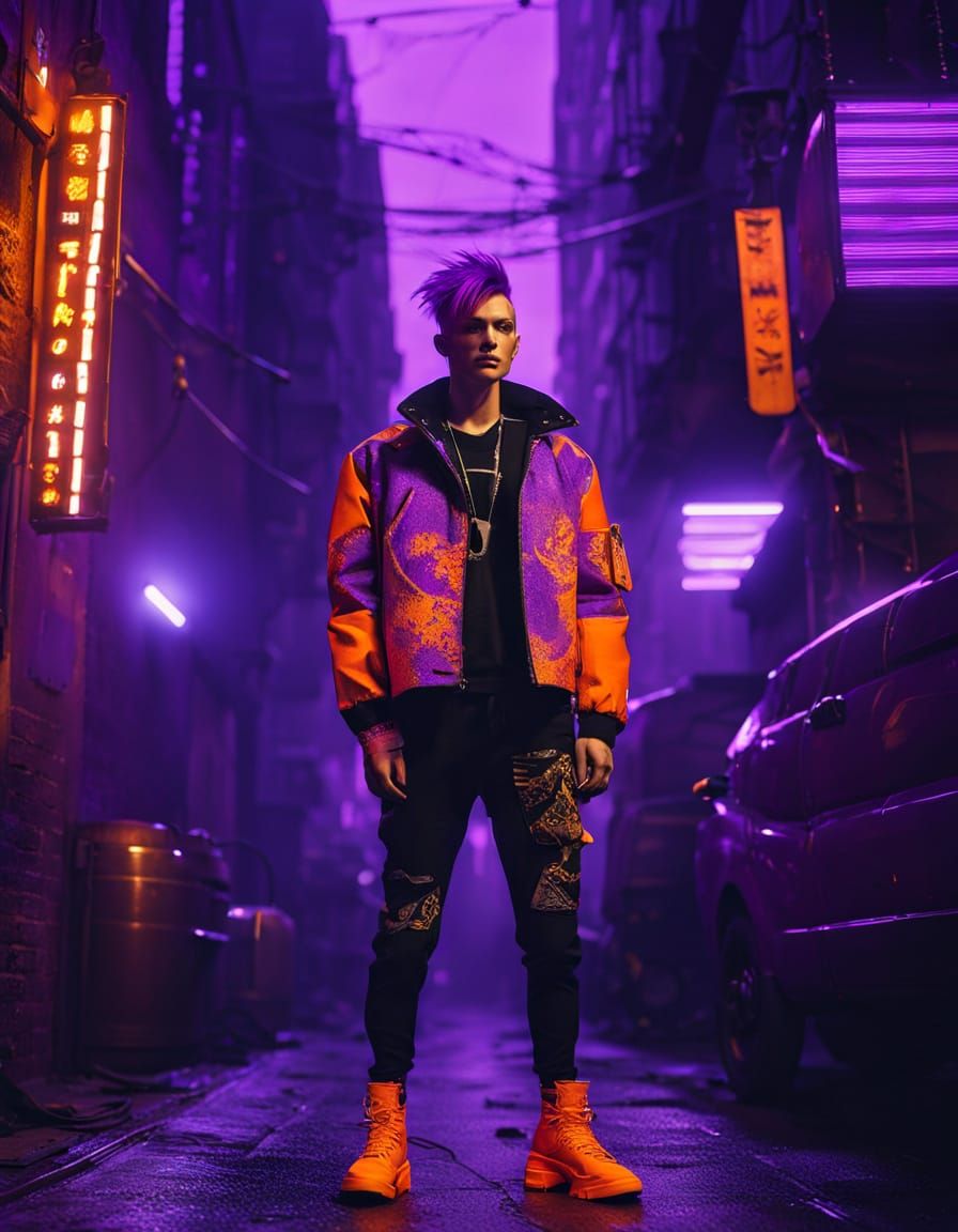 Cyberpunk Purple & Orange - Cyberpunk Purple & Orange