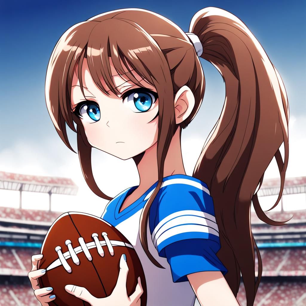 Girls Play Football, Too - AI Generated Artwork - NightCafe Creator