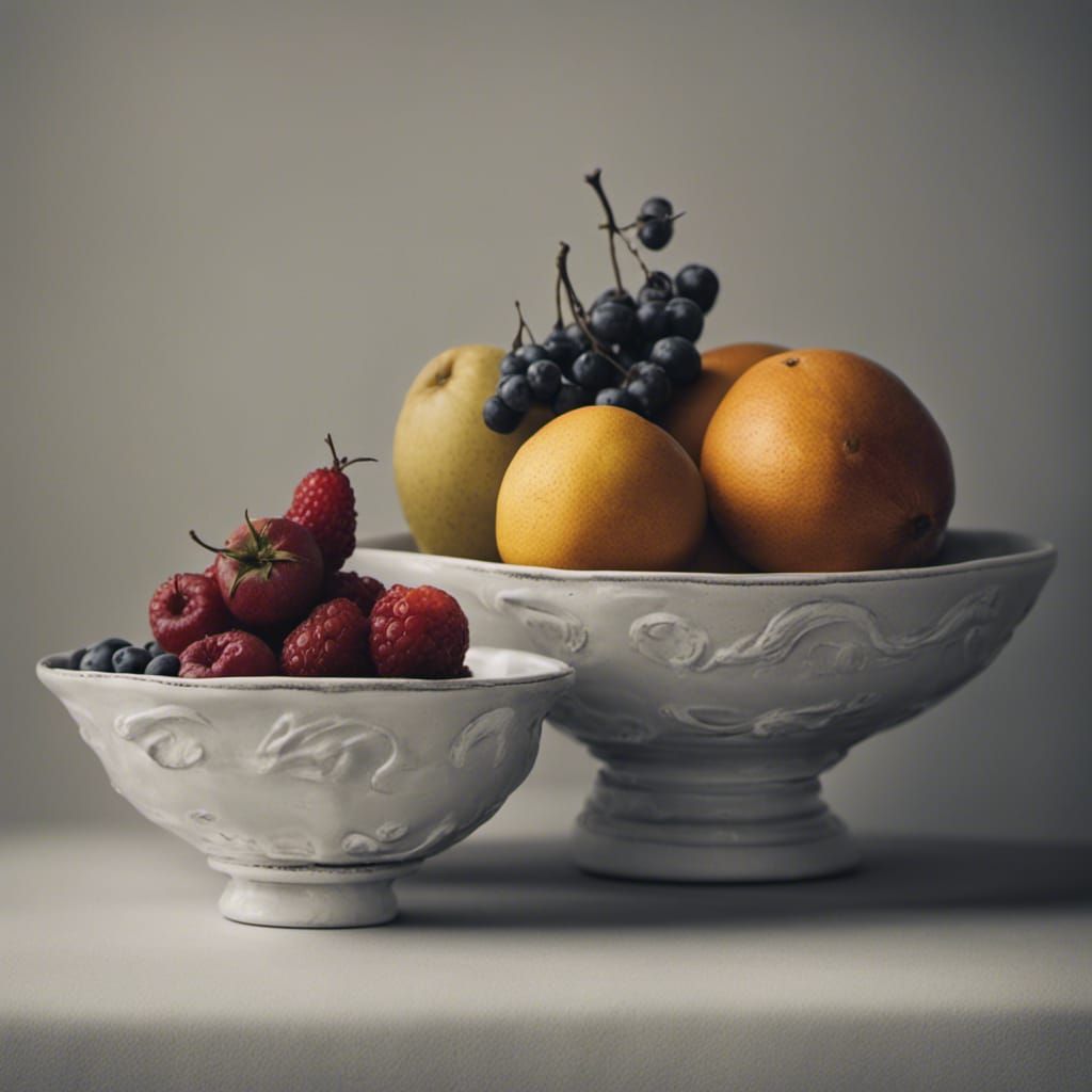 Still Life: Fruit Bowls - AI Generated Artwork - NightCafe Creator