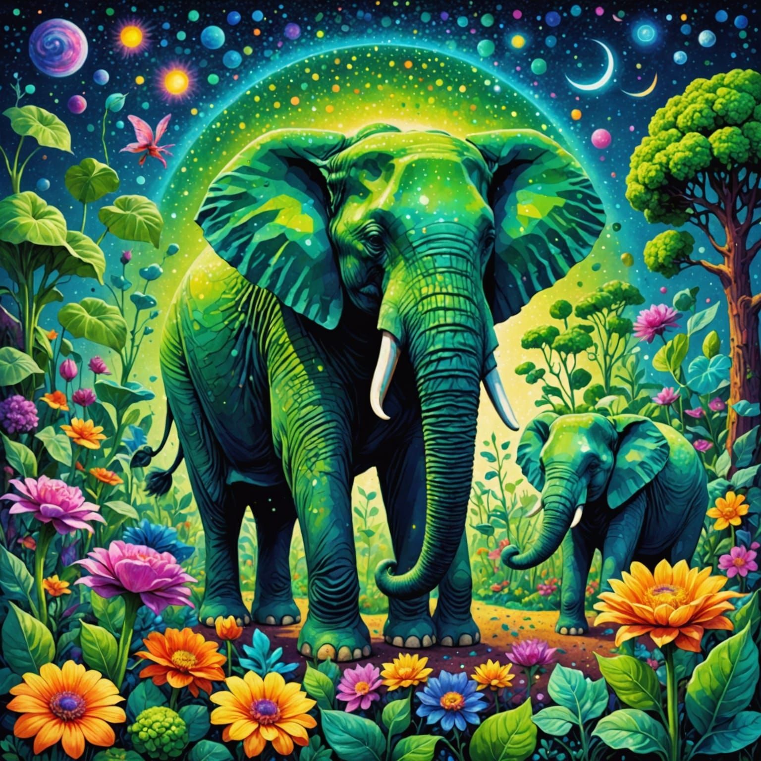 My ancestors dreamed of peace and elephants with 5 legs?