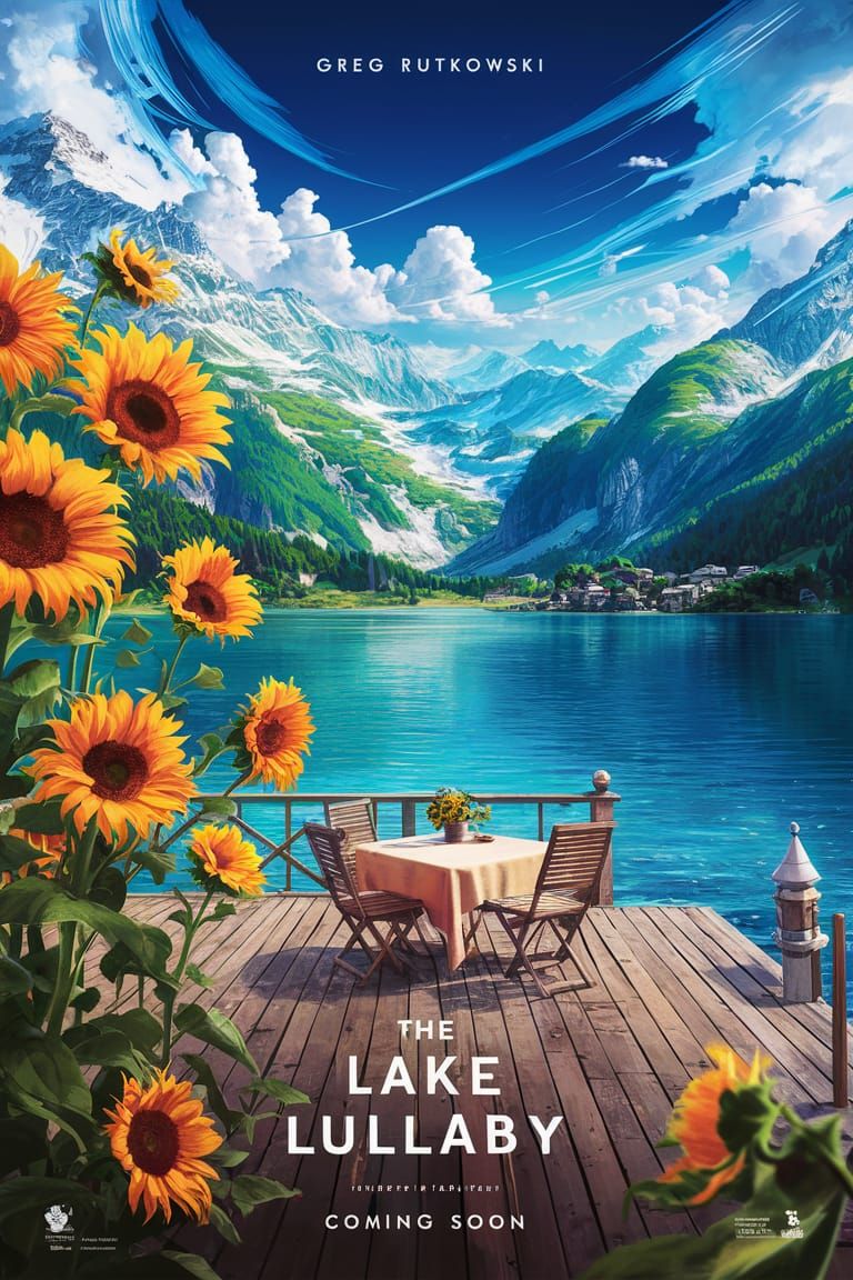 The Lake Lullaby v3 - AI Generated Artwork - NightCafe Creator