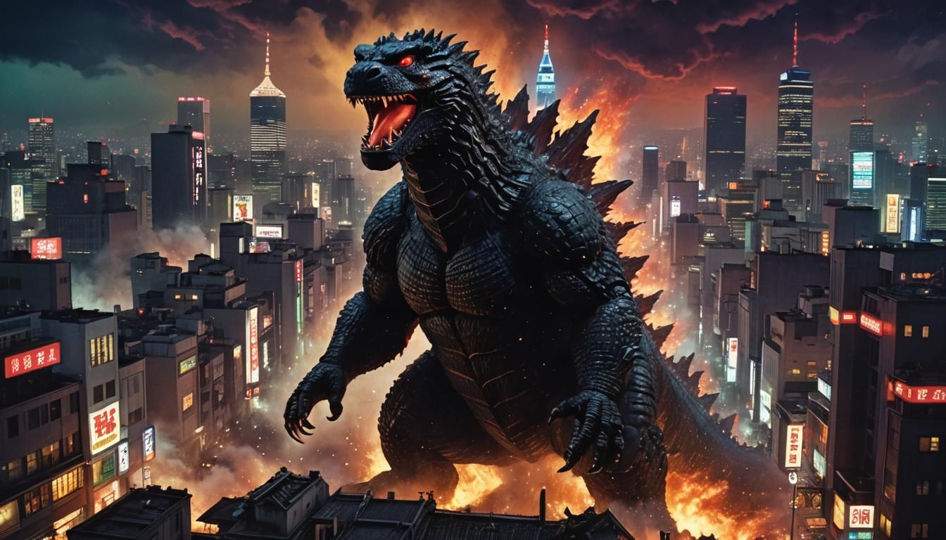 GODZILLA - AI Generated Artwork - NightCafe Creator