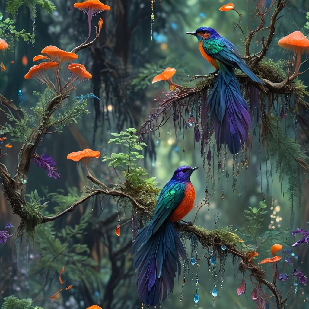 Shadow Singers - AI Generated Artwork - NightCafe Creator