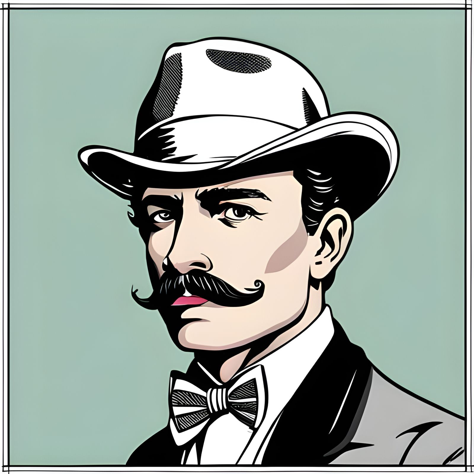 mr. mustache - AI Generated Artwork - NightCafe Creator