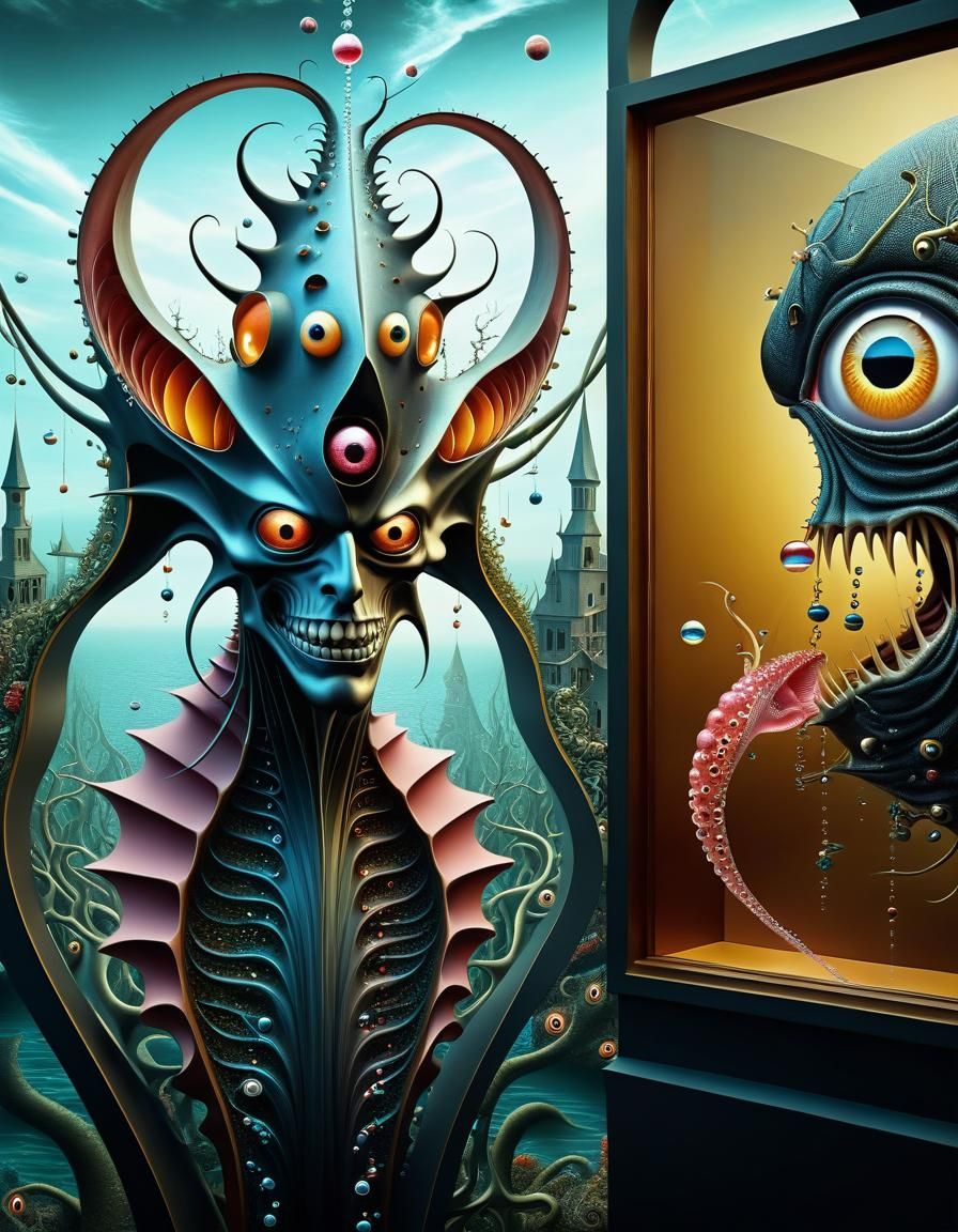 Alien Exhibition: Enthusiasm - AI Generated Artwork - NightCafe Creator