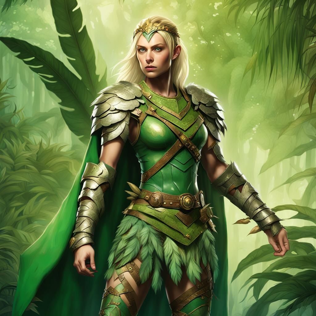 The green Harpies order #5: High Ranking Officer. - AI Generated ...