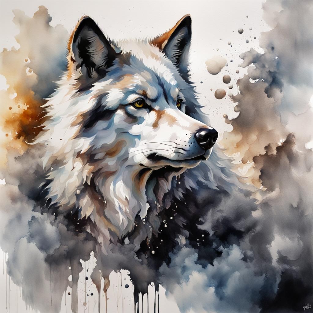 Wolf - AI Generated Artwork - NightCafe Creator