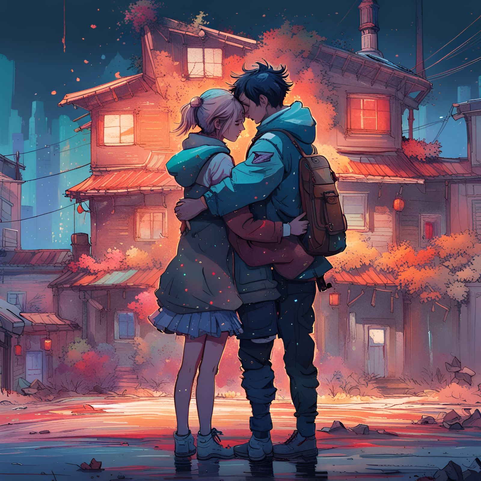 Last Hug - AI Generated Artwork - NightCafe Creator