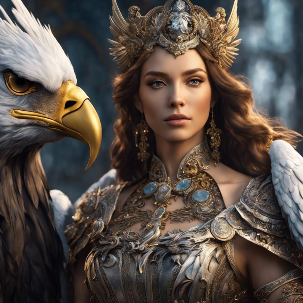 Winged Protector - AI Generated Artwork - NightCafe Creator