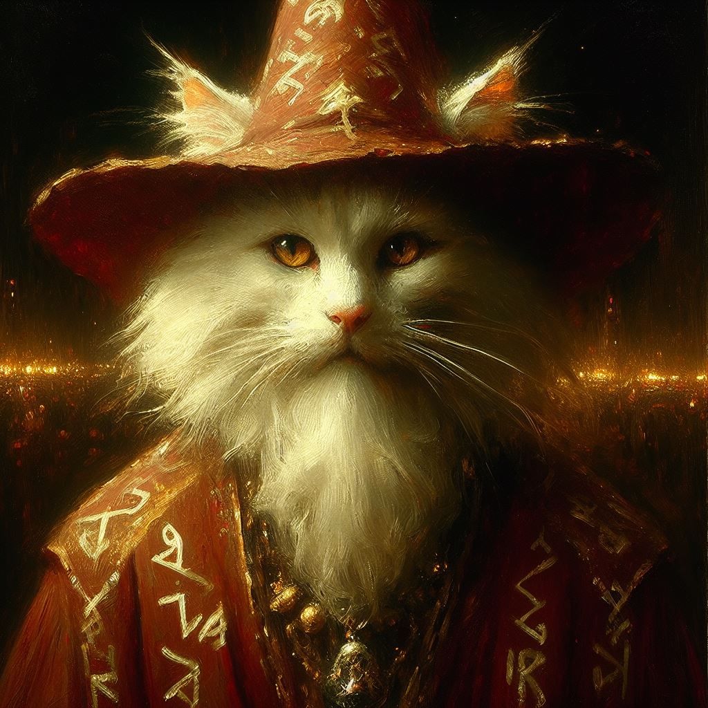 Wizard Cat - AI Generated Artwork - NightCafe Creator