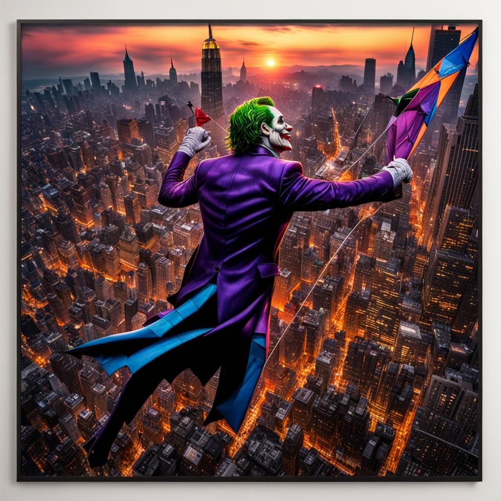 The Joker escape - AI Generated Artwork - NightCafe Creator