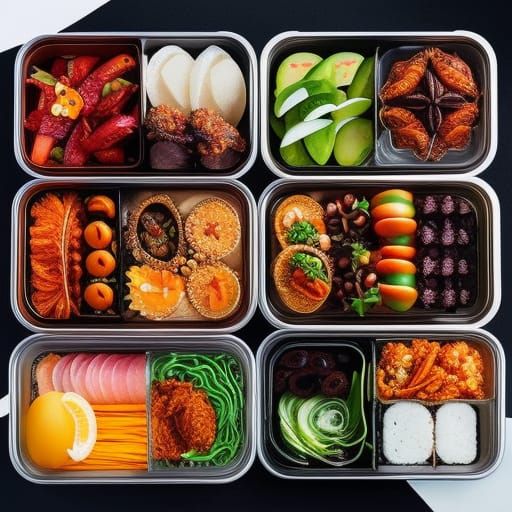 Beautiful Bento Box - AI Generated Artwork - NightCafe Creator