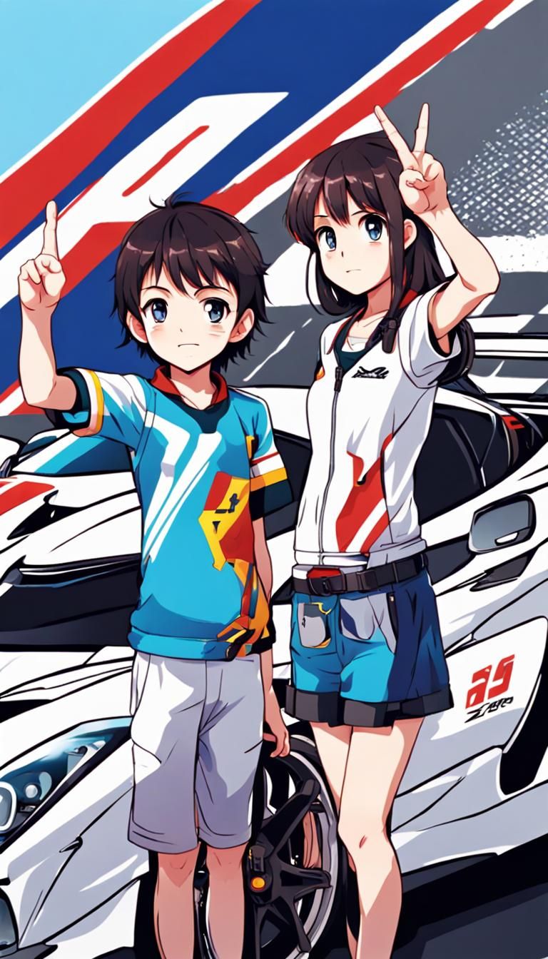 Brother and sister - AI Generated Artwork - NightCafe Creator