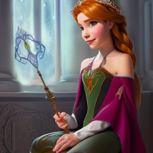 Princess anna's scepter - AI Generated Artwork - NightCafe Creator