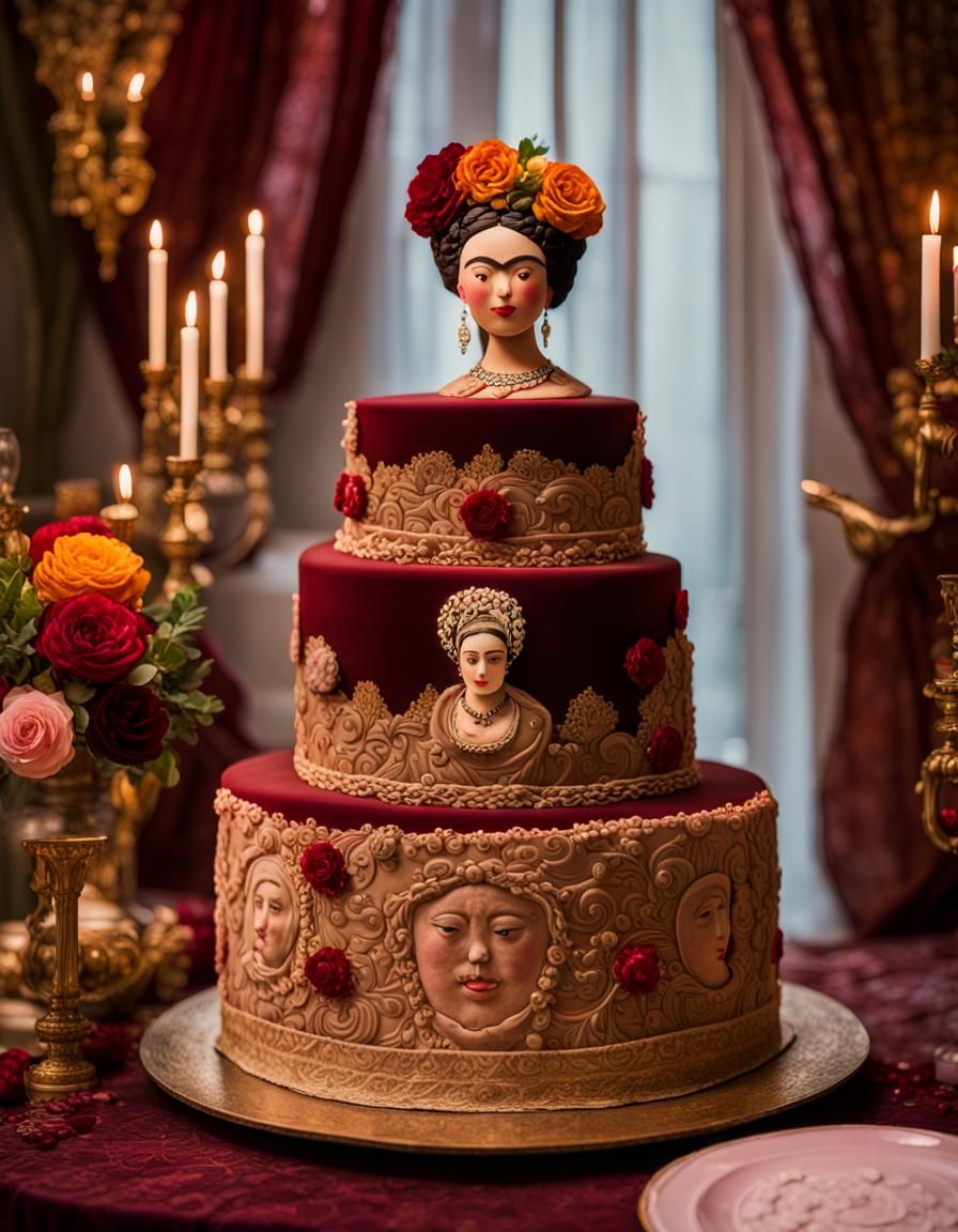 The Many Faces of Frida - AI Generated Artwork - NightCafe Creator