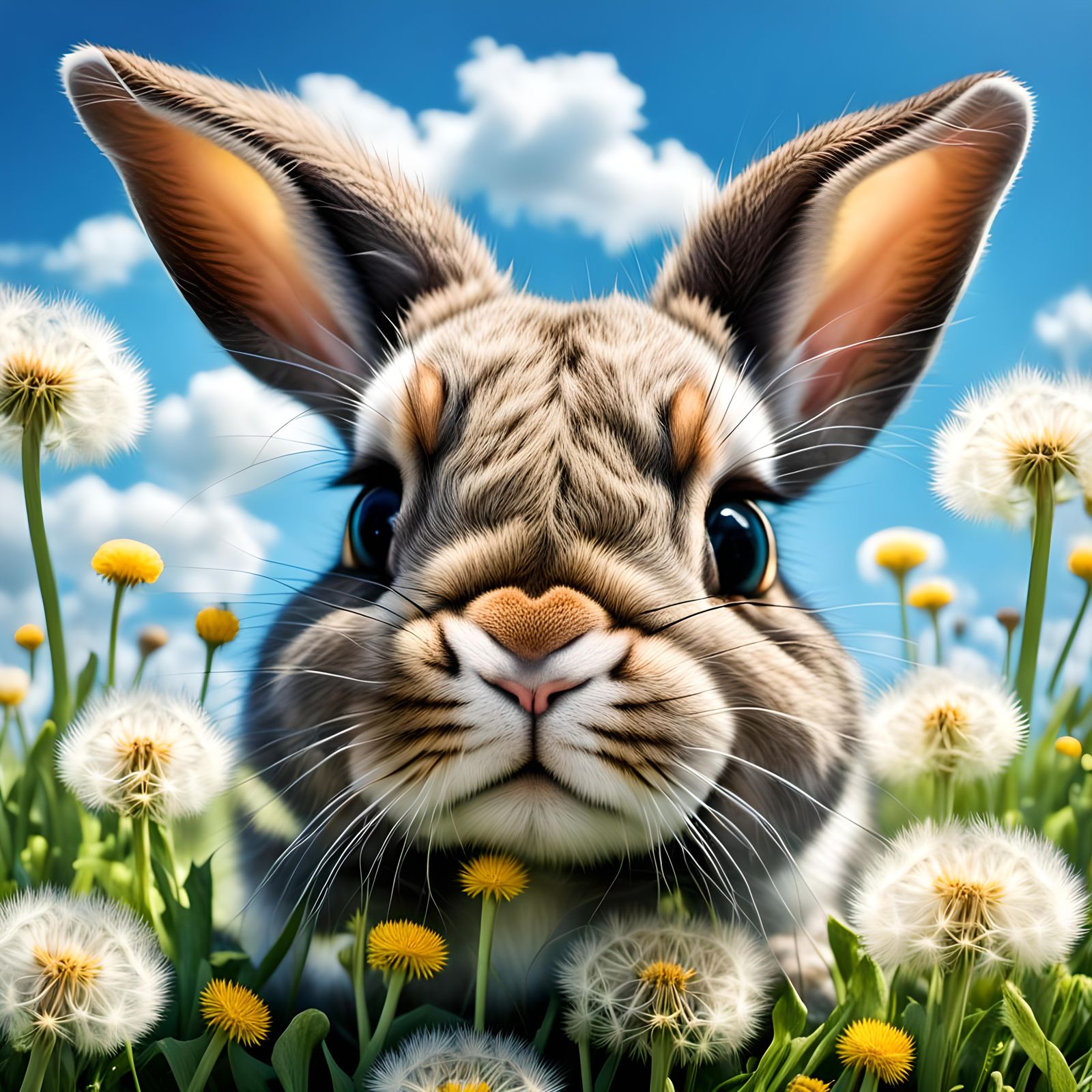 Hello Bunny! - AI Generated Artwork - NightCafe Creator