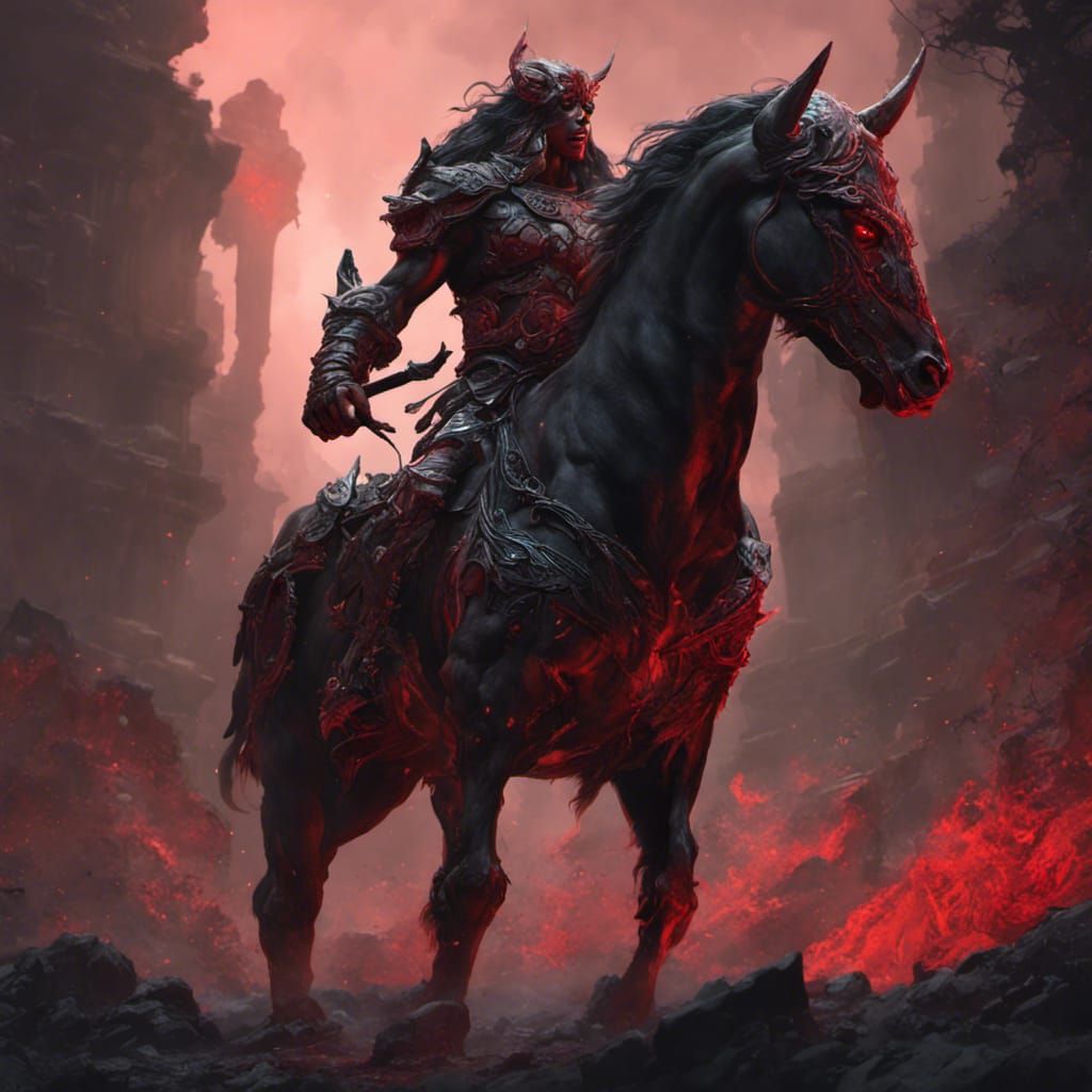 Demon Rider - AI Generated Artwork - NightCafe Creator