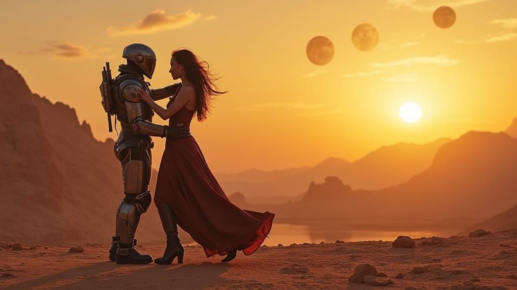 The forbidden tango - Tango Under Double Moons on an Alien W...