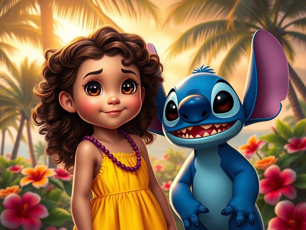Lilo and stitch, in real life - Lilo and Stitch as Realistic...