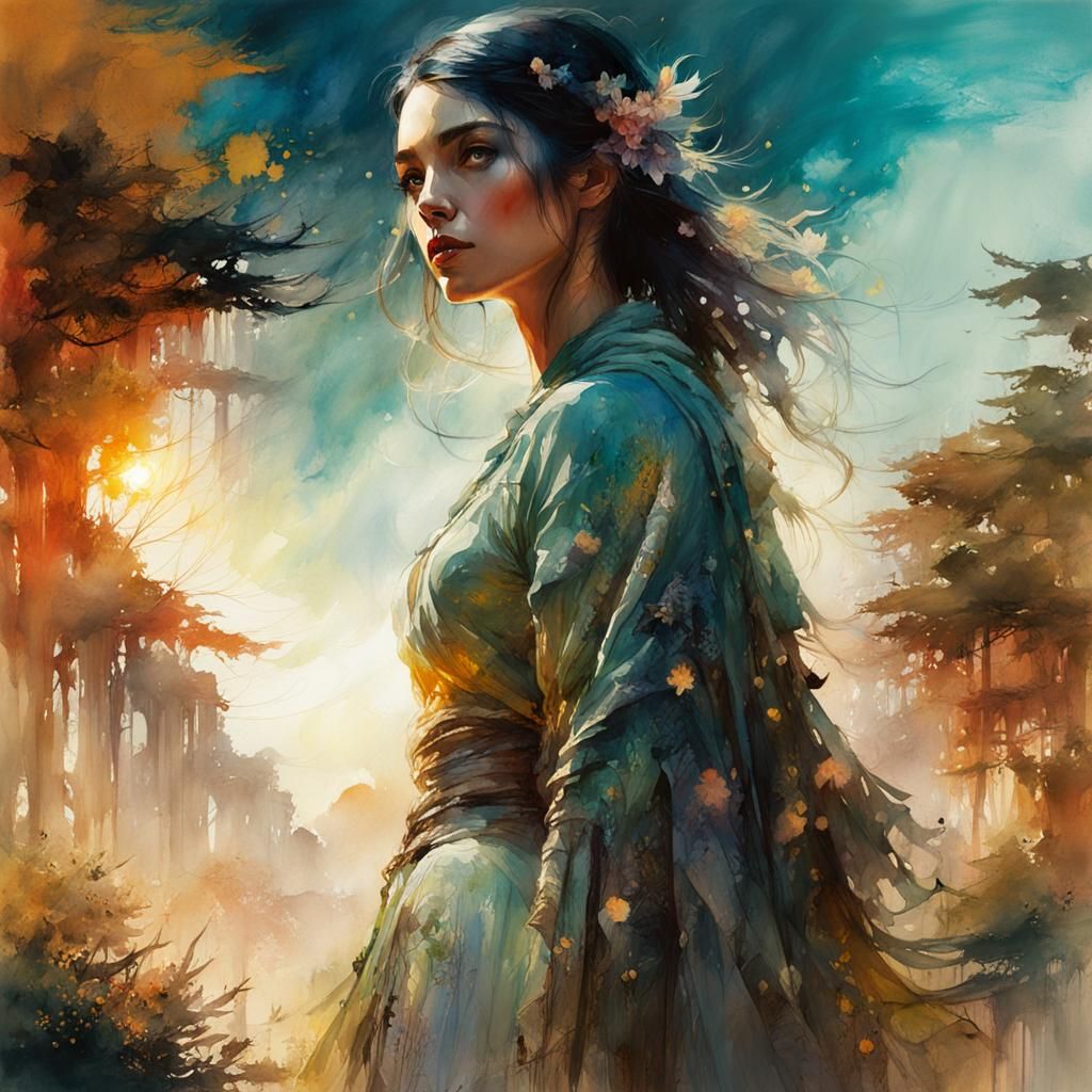 watercolor - AI Generated Artwork - NightCafe Creator