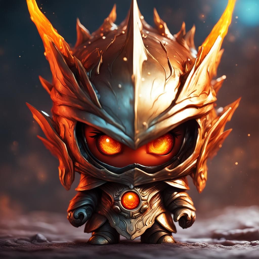 Chibi Eye of Sauron - AI Generated Artwork - NightCafe Creator