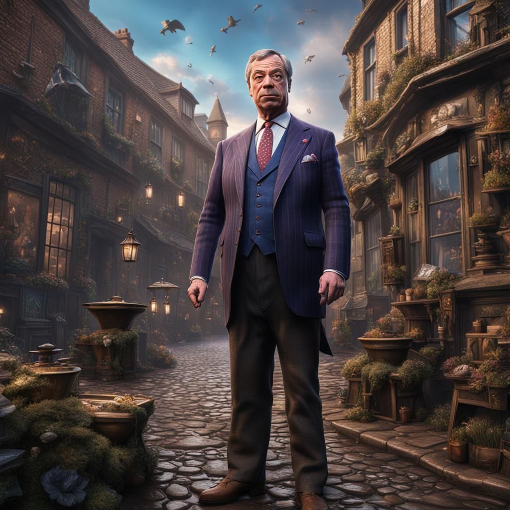 Sir Nigel Farage - AI Generated Artwork - NightCafe Creator