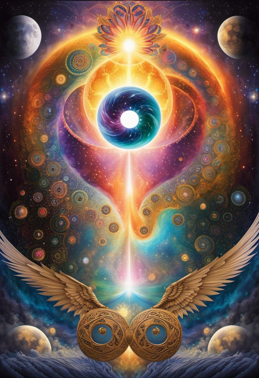 The Wings of Consciousness - AI Generated Artwork - NightCafe Creator