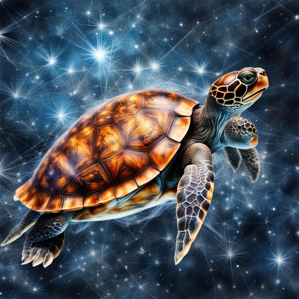 cosmic turtle - AI Generated Artwork - NightCafe Creator