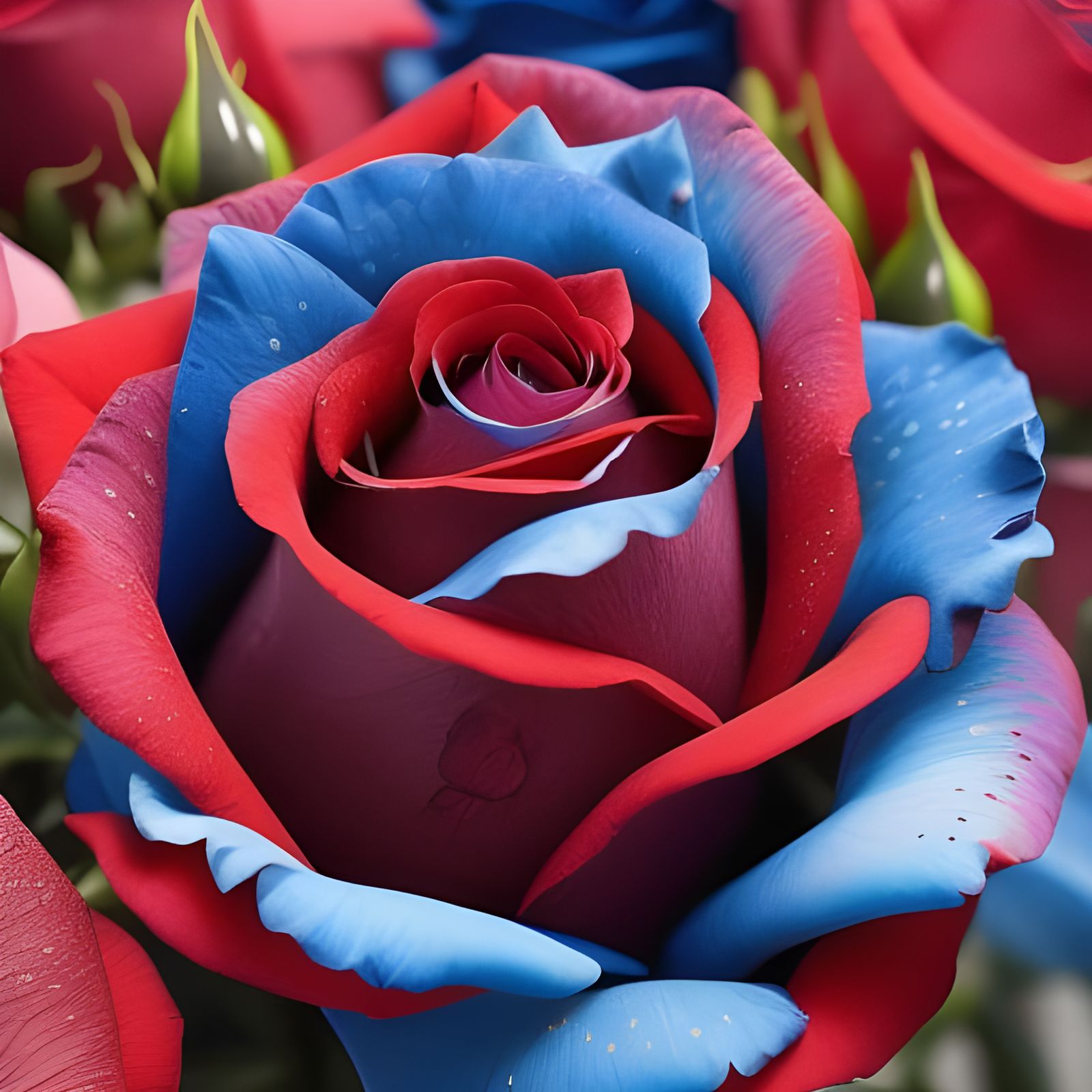 Funky rose attempts - AI Generated Artwork - NightCafe Creator