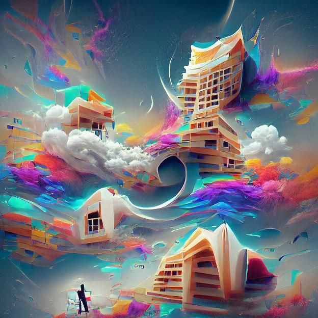 Imaginary Architecture - AI Generated Artwork - NightCafe Creator