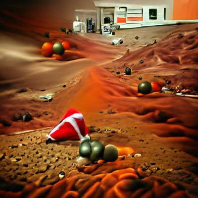 𝙲𝚑𝚛𝚒𝚜𝚝𝚖𝚊𝚜 𝚘𝚗 𝙼𝚊𝚛𝚜 - AI Generated Artwork - NightCafe Creator