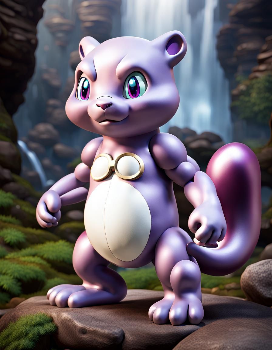 Mewtwo Bear - AI Generated Artwork - NightCafe Creator
