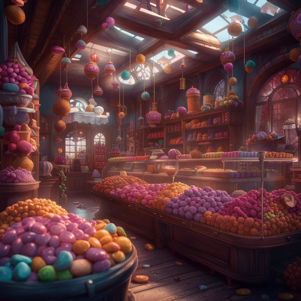 Candy Shop - AI Generated Artwork - NightCafe Creator