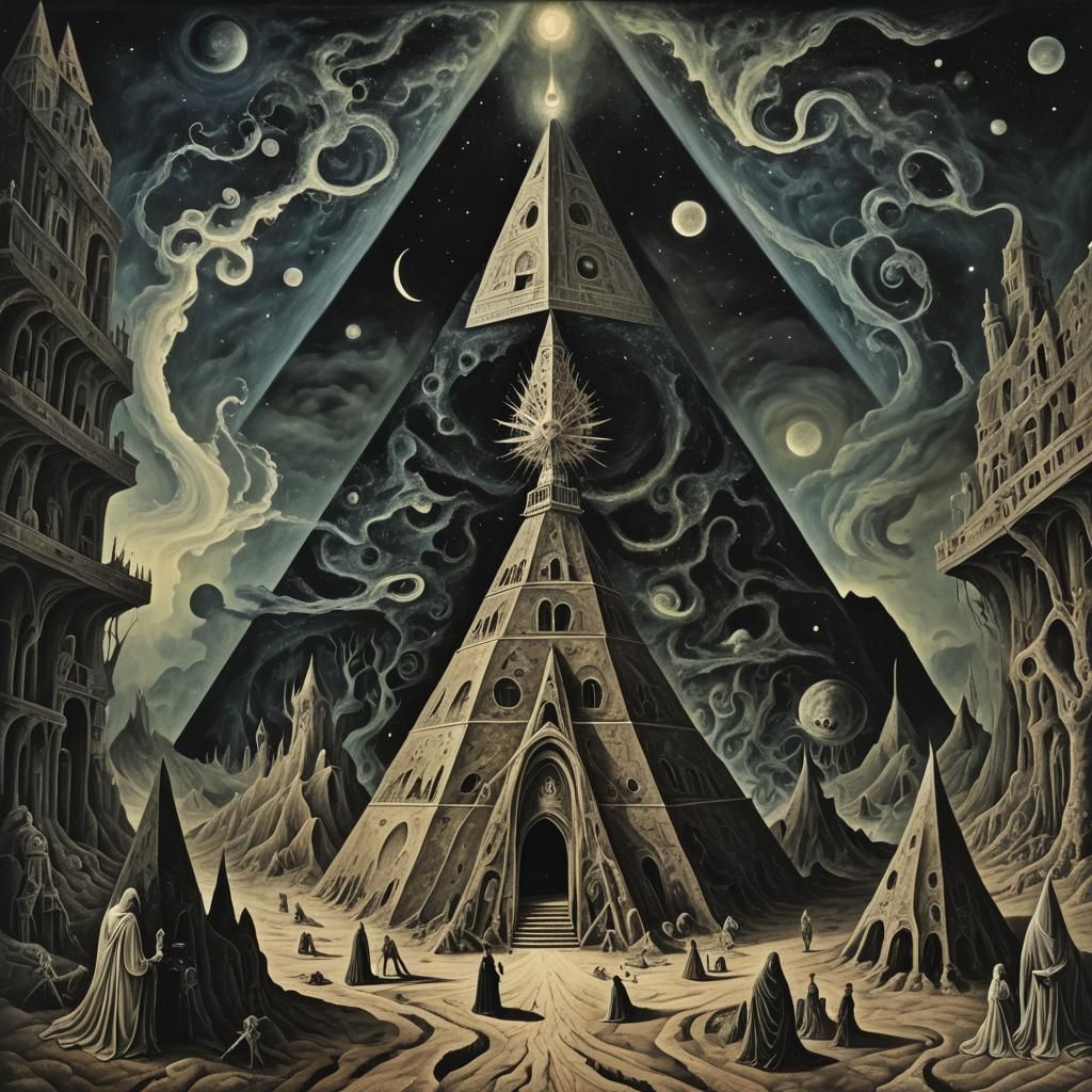 Space pyramid where death happens. Through the lens of psychedelia ...